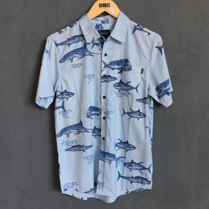 Jual Baju Kemeja Mancing Gambar ikan Original Jacks Oneill | Shopee ...