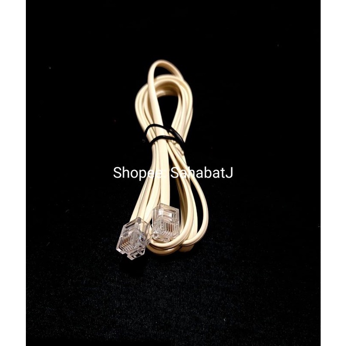 Jual Kabel Telepon 2m / telp 2 meter | Shopee Indonesia