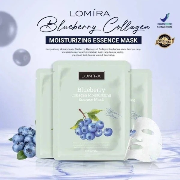 Jual Lomira Essence Mask (Peach | Aloe Vera | Honey | Lemon | Avocado ...