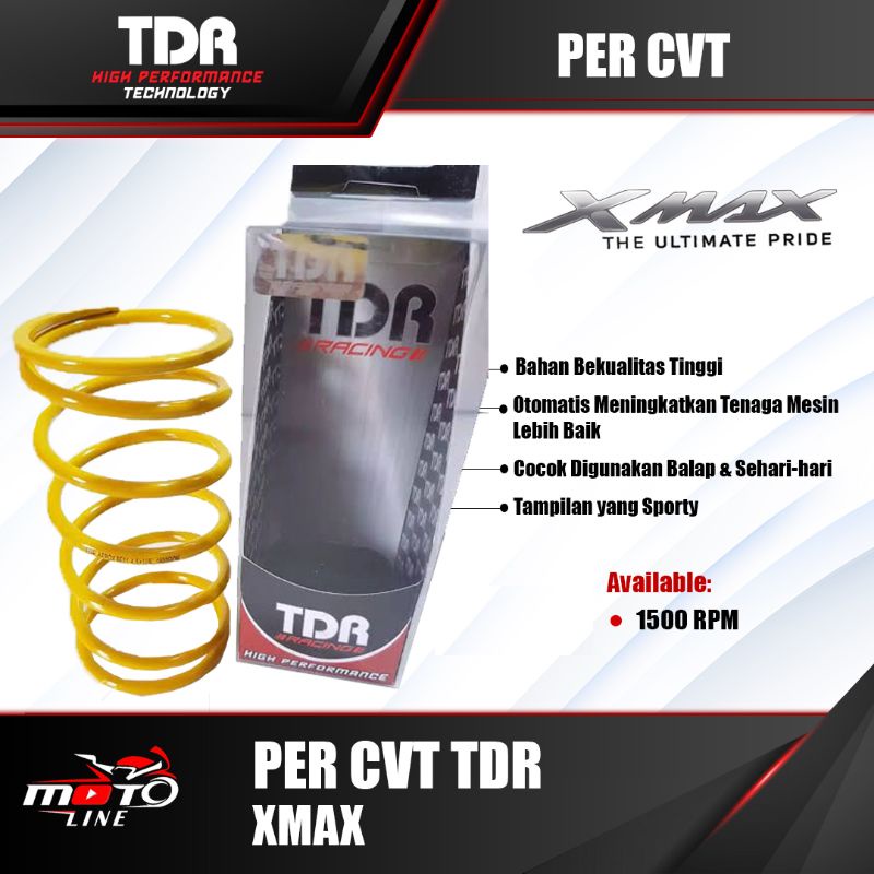 Jual PER CVT TDR CVT Spring For X-max 1500 rpm | Shopee Indonesia
