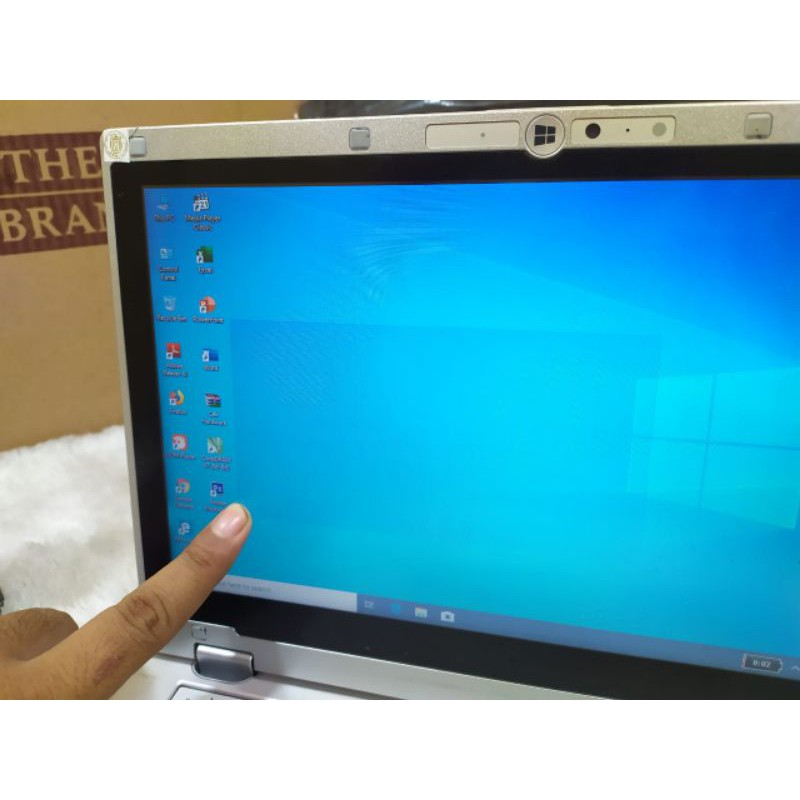Jual Laptop Panasonic Ultrabook Touchscreen proc ci5 slim | Shopee ...