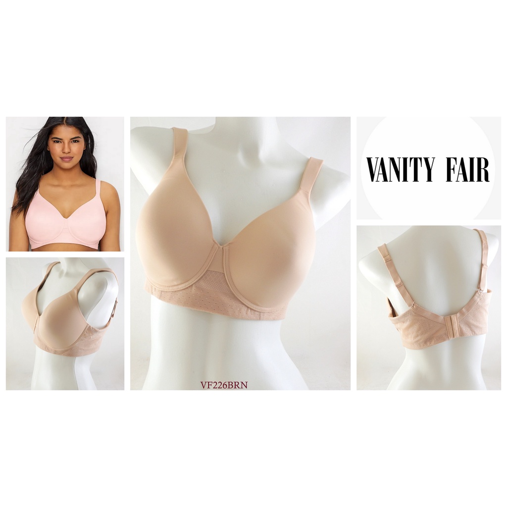 Jual Bra Wanita VANITY FAIR Tanpa Kawat Busa Tipis Full Cup Size 42-44Pakaian Dalam Underwear ...