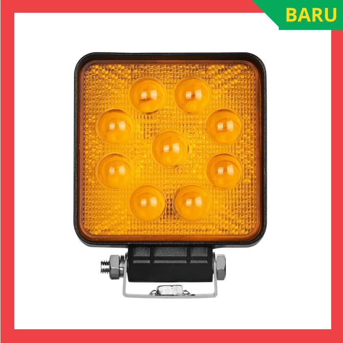 Jual Lampu LED Mobil 12 Volt Kotak 27 Watt Lampu Sorot LED Motor Mobil ...