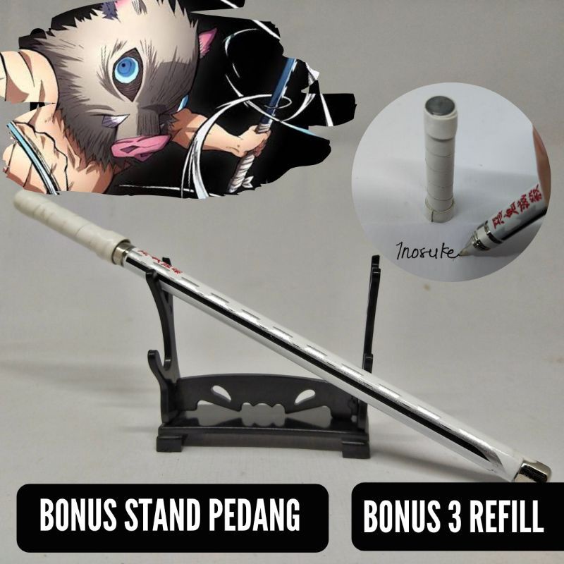 Jual BOLPOIN PEDANG INOSUKE KIMETSU NO YAIBA BONUS 3 ISI BOLPOIN ...