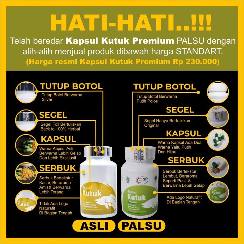 Jual KAPSUL KUTUK 100% Original | Shopee Indonesia