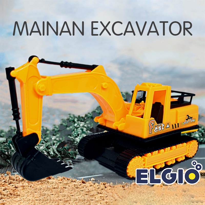 Jual Mainan Mobil Excavator Inersia Ekskavator Beko | Shopee Indonesia
