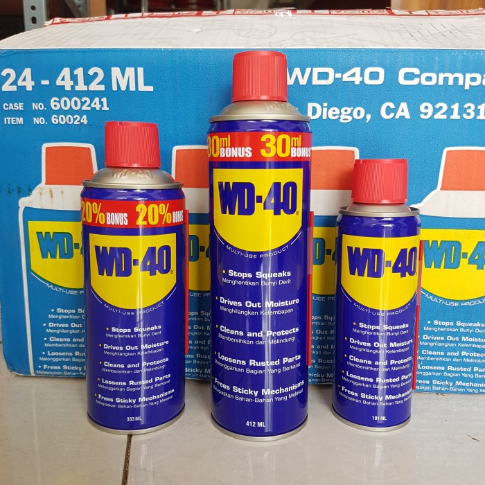 Jual WD40 PELUMAS ANTI KARAT 191ML 333ML 412ML | Shopee Indonesia