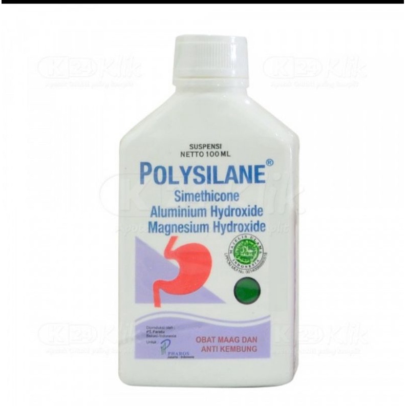 Jual Polysilane Sirup isi 100 ml - obat maag dan anti kembung | Shopee ...