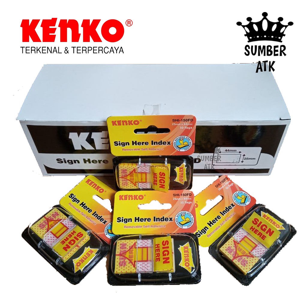 Jual Sign Here Index Kenko SHI-150FD / Penanda Kertas - 1 PCS | Shopee ...
