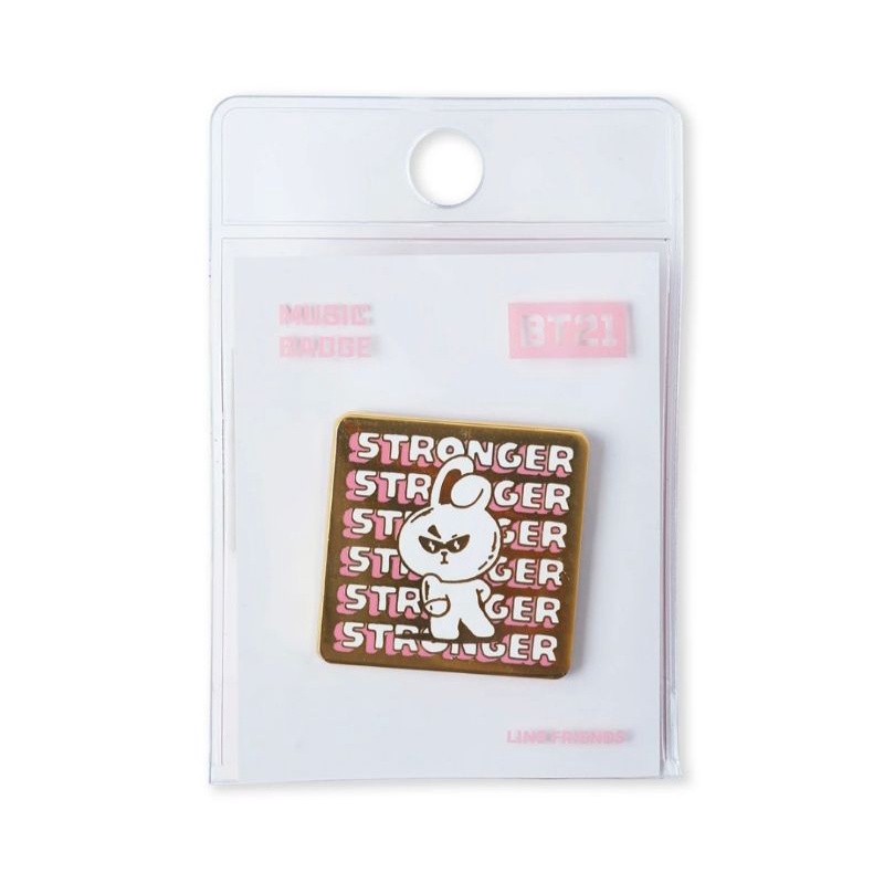 Jual BTS BT21 Official Badge Pin: Suga Shooky, Jungkook Cooky, Jhope Mang | Shopee Indonesia