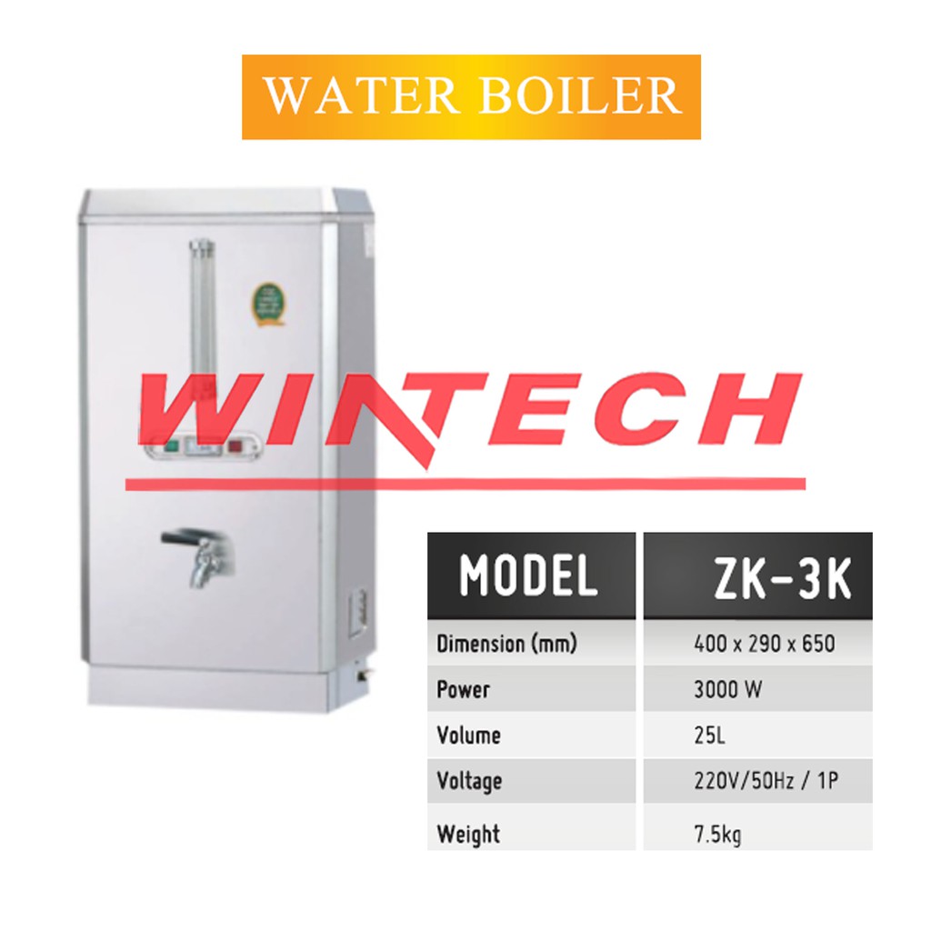 Jual CROWN ZK-3K Electric Water Boiler - Mesin Pemanas Air dari Kran Langsung - Direct Water Tap ...