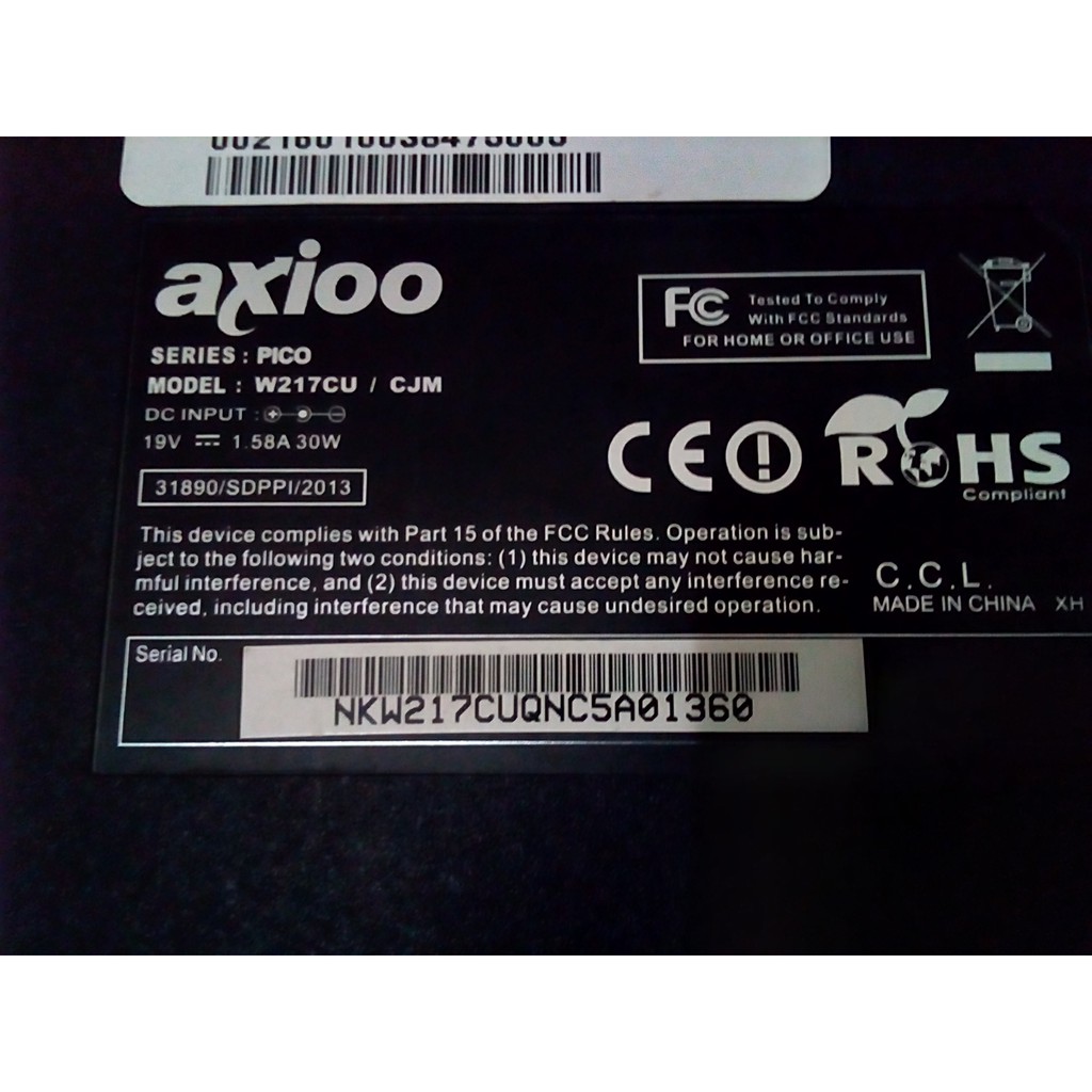 Jual Notebook AXIOO PICO W217CU-CJM | Shopee Indonesia