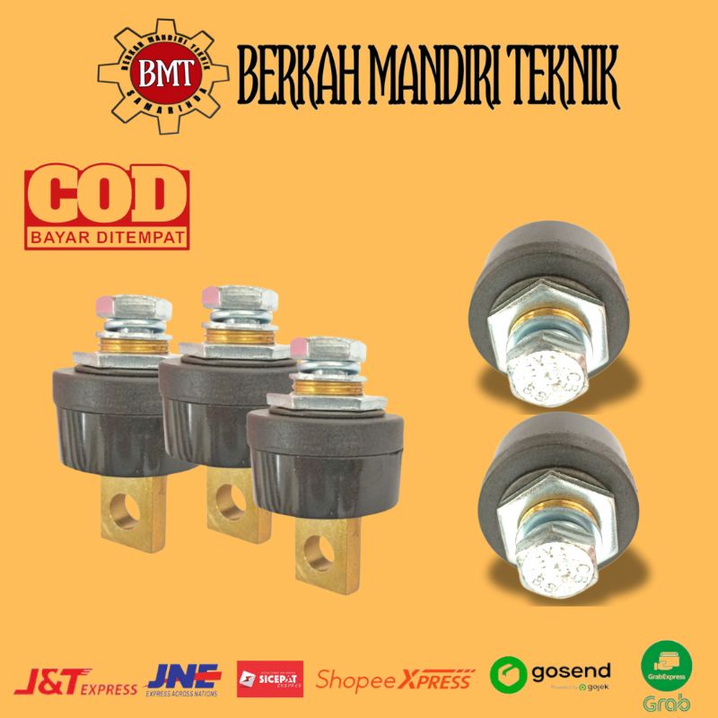 Jual Connector Skun Black Female-Front Panel Quick Socket 35-50 mm ...