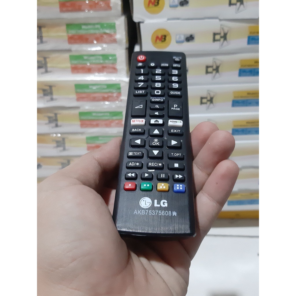 Jual REMOTE REMOT SMART TV LG LCD/LED NETFLIX AMAZON AKB75375608 ...