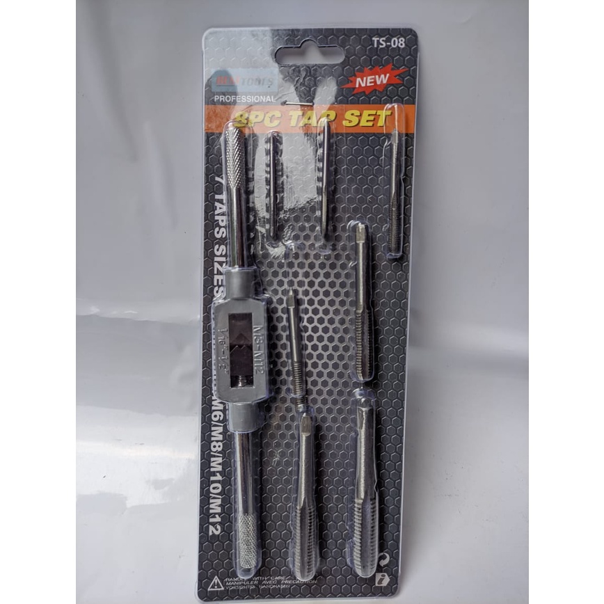 Jual Hand Tap Set Lengkap Gagang Stang Handle Alat Senai Pembuat Drat ...