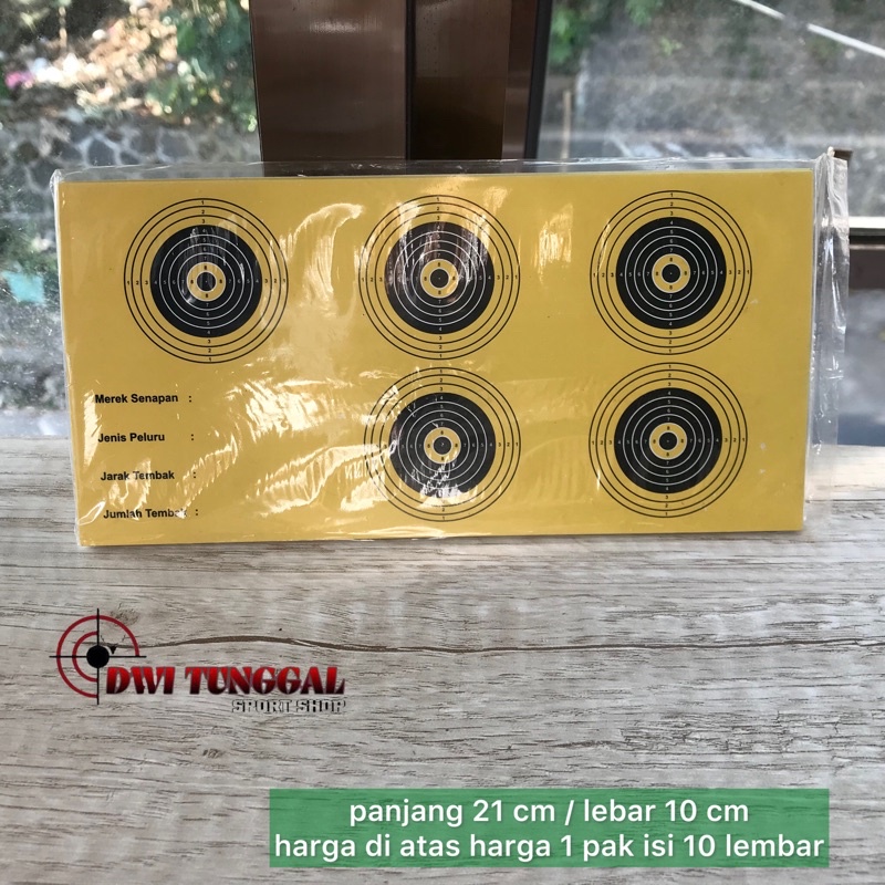 Jual kertas target tembak / target tembak / kertas target | Shopee ...