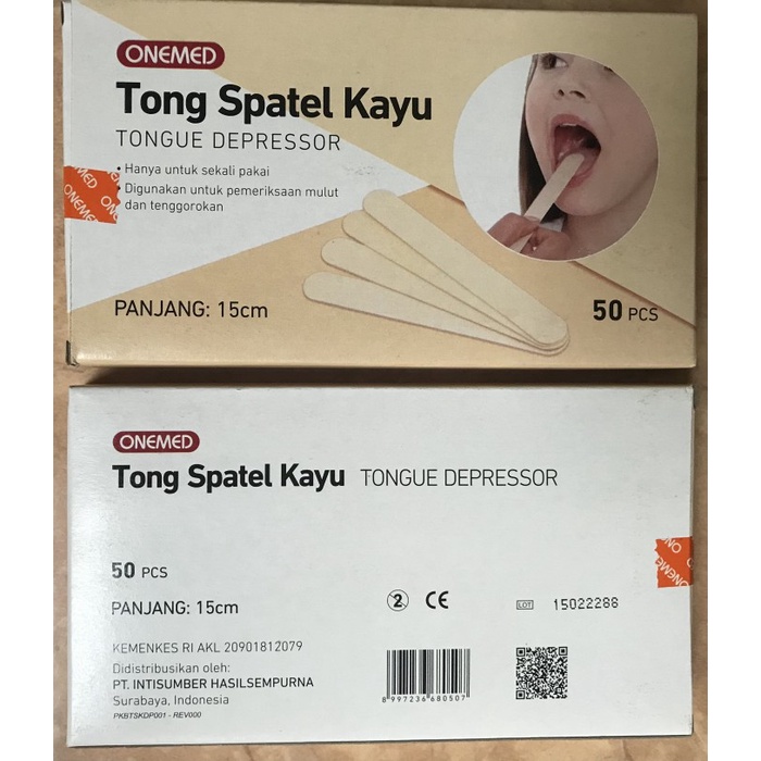 Jual Tongue spatel kayu spatel lidah kayu wooden tongue depressor ...