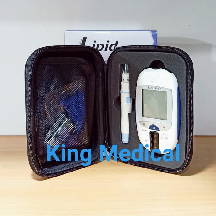 Jual [ Alat medis ] Lipid Pro Meter + Strip Lipid Pro isi 10 test strip ...