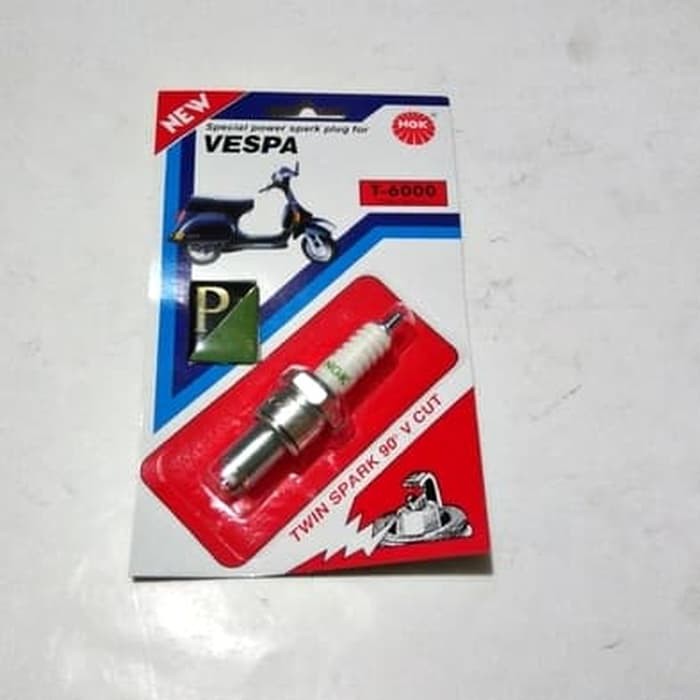 Jual Busi Drat Panjang Vespa Excel Exclusive T-6000 ORI ASLI NGK ...