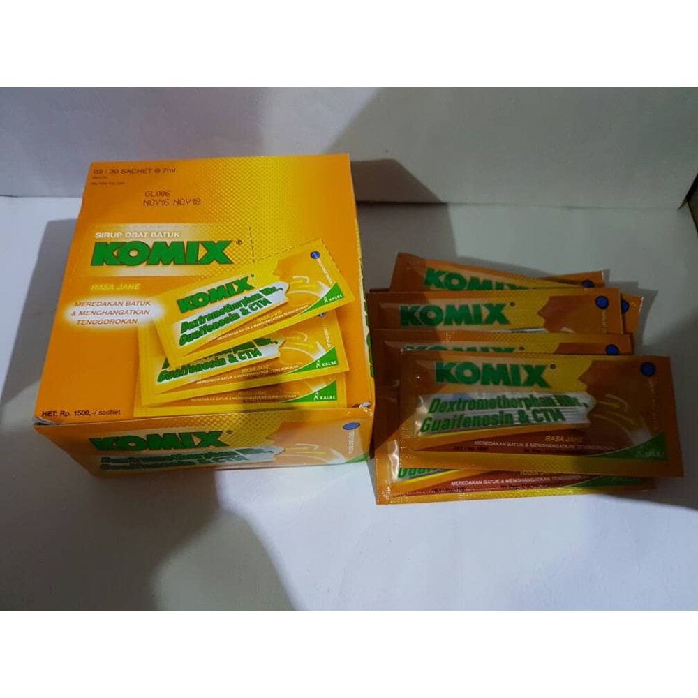 Jual KOMIX OBAT BATUK PER BOX | Shopee Indonesia