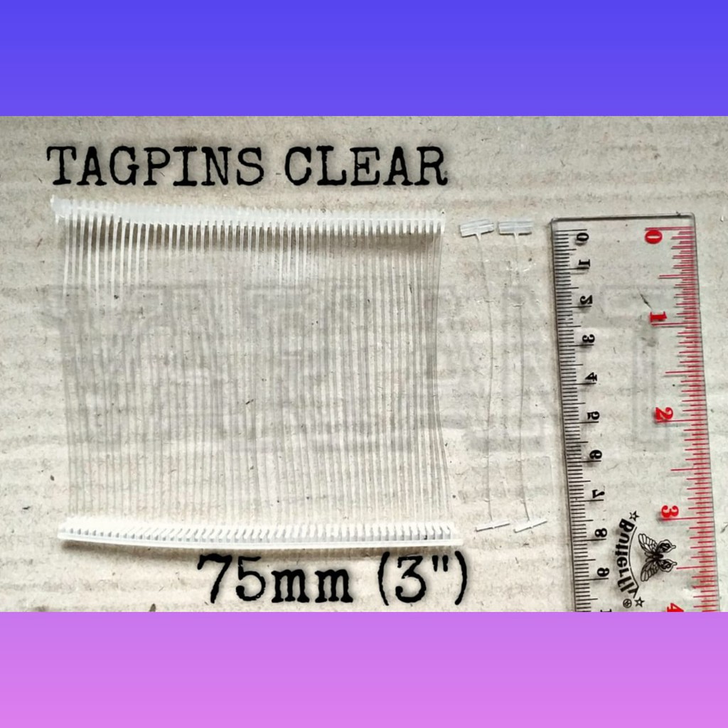 Jual TEMBAKAN HARGA SWIFT TAG PIN SWIFT TACK TAGPIN TAGPINS CLEAR 75mm ...