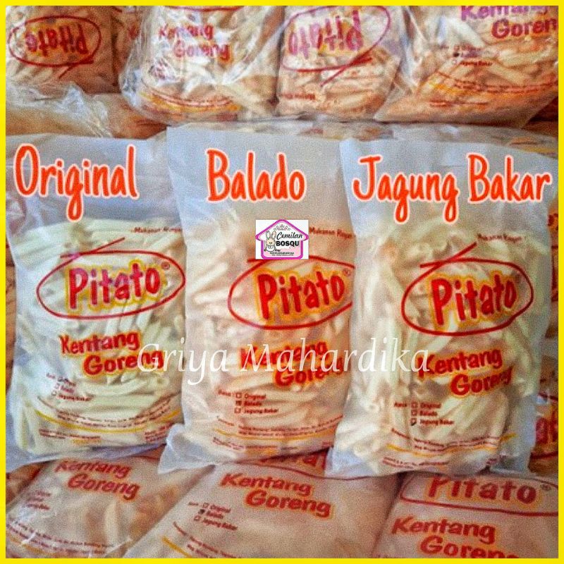 Jual Pitato Kentang Goreng 1 Bags Snack Kiloan | Shopee Indonesia