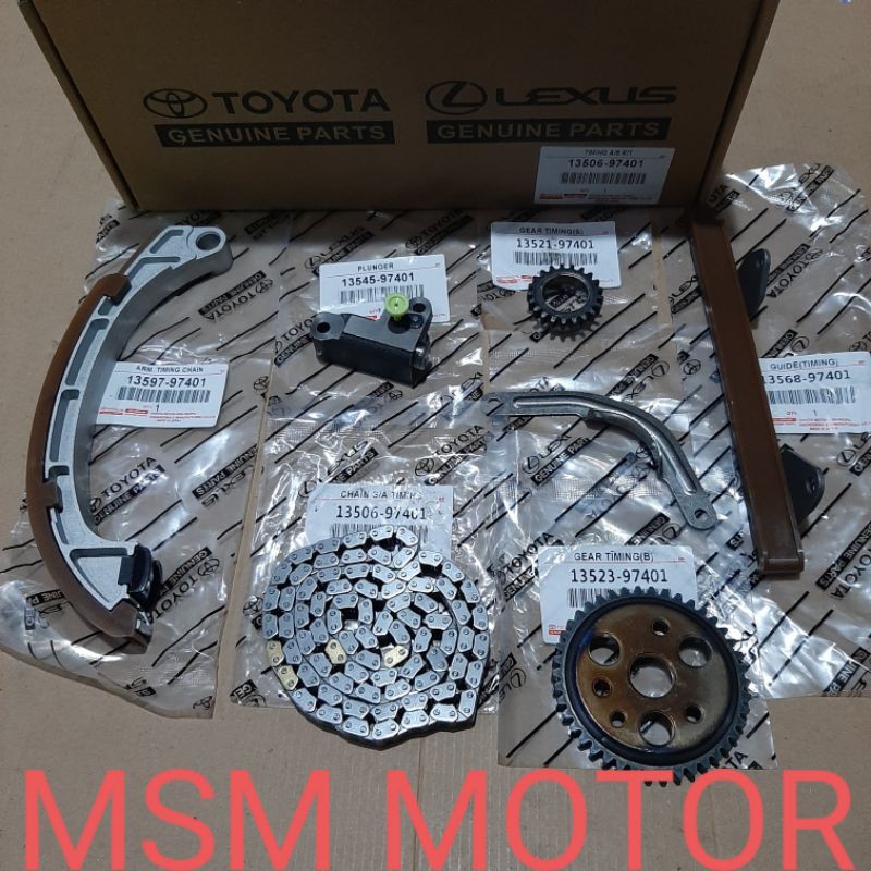 Jual TIMING CHAIN SET RANTAI KETENG SET TOYOTA AVANZA 1.3CC XENIA ...