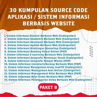 Produk SOURCE CODE PEMROGRAMAN | Shopee Indonesia