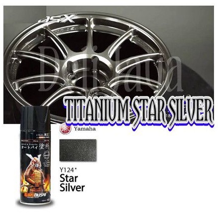 Jual SAMURAI PAINT Titanium Star Silver Y124* | Shopee Indonesia