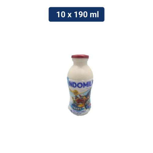 Jual Indomilk Susu UHT Steril Vanilla 10 x 190 mL | Shopee Indonesia