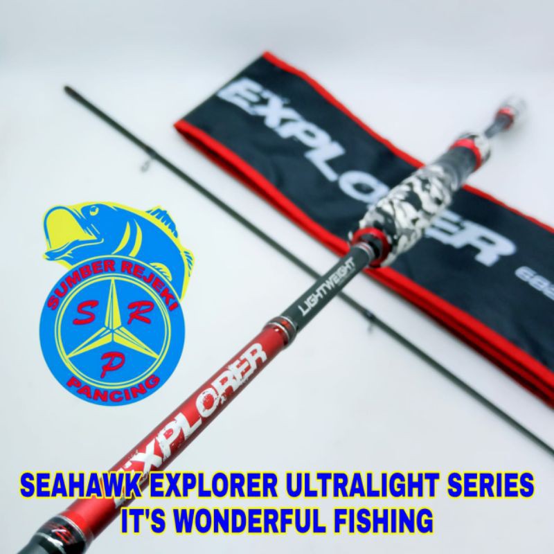 Jual joran seahawk explorer ultra light series 632/662/682 | Shopee ...