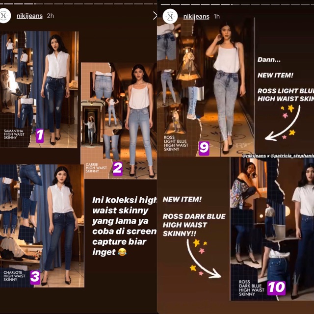 Jual Niki Jeans x Patricia Stephanie | Shopee Indonesia