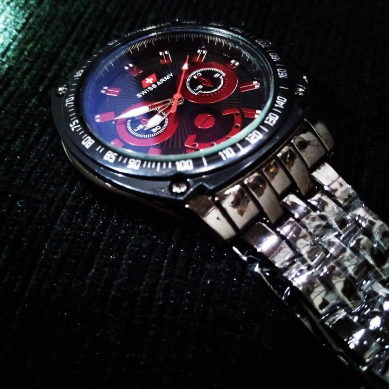 Jual Jam tangan pria krepyak black combination | Shopee Indonesia