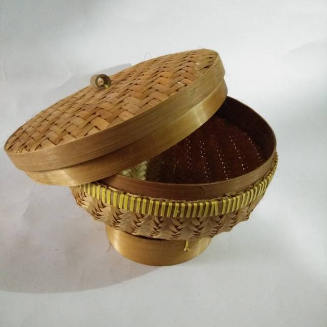 Jual Bakul nasi bahan full bambu ( 3 ukuran ) | Shopee Indonesia