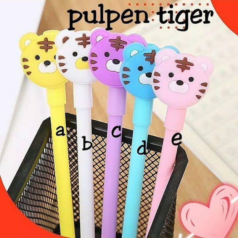 Jual {LB} PENA PULPEN TIGER , PULPEN KARAKTER , PULPEN GEL , PULPEN ...
