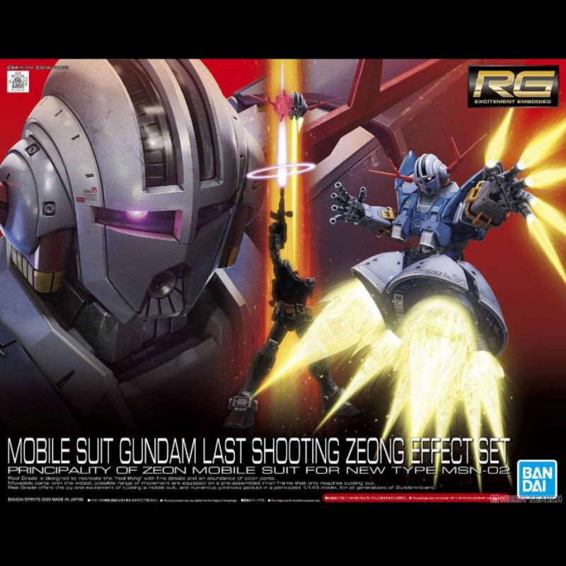Jual Bandai RG 1/144 Mobile Suit Last Shooting Zeong effect Set musuh ...