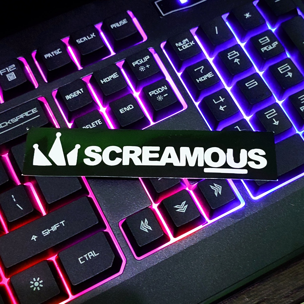 Jual Stiker Aesthetic SCREAMOUS SERIES - STICKER TUMBLR MOTOR JOURNAL stiker pack stiker helm ...