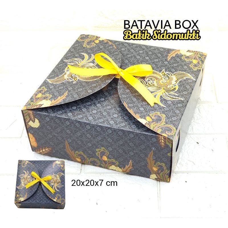 Jual Box hampers serbaguna uk 20x20x7 motif Batik Sidomukti | Shopee ...