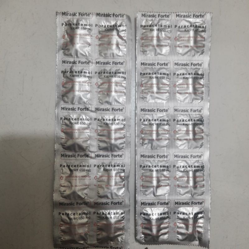Jual Mirasic Forte Kaplet Demam | Shopee Indonesia