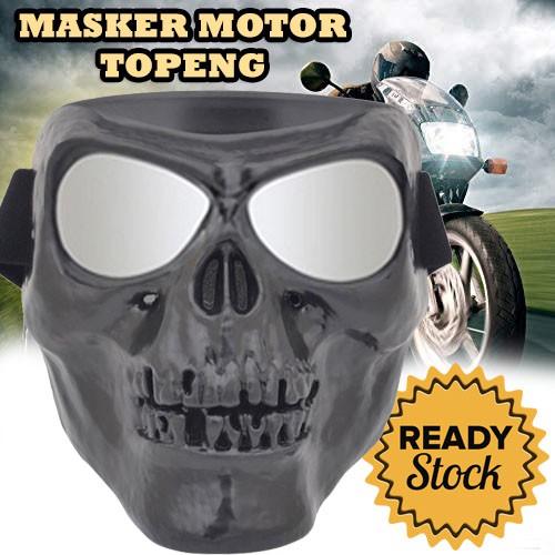 Jual Goggle Mask Masker Motor Pria Kacamata Topeng Tengkorak Helm ...