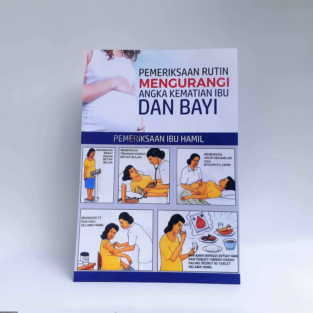 Jual Poster Pemeriksaan Ibu Hamil, Poster Ibu dan Anak, Poster ...