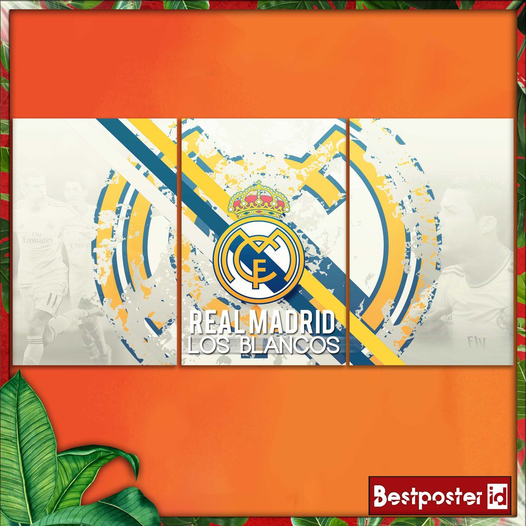 Jual Poster Dinding GRID REAL MADRID Frame Kayu Tebal 02016D | Shopee ...