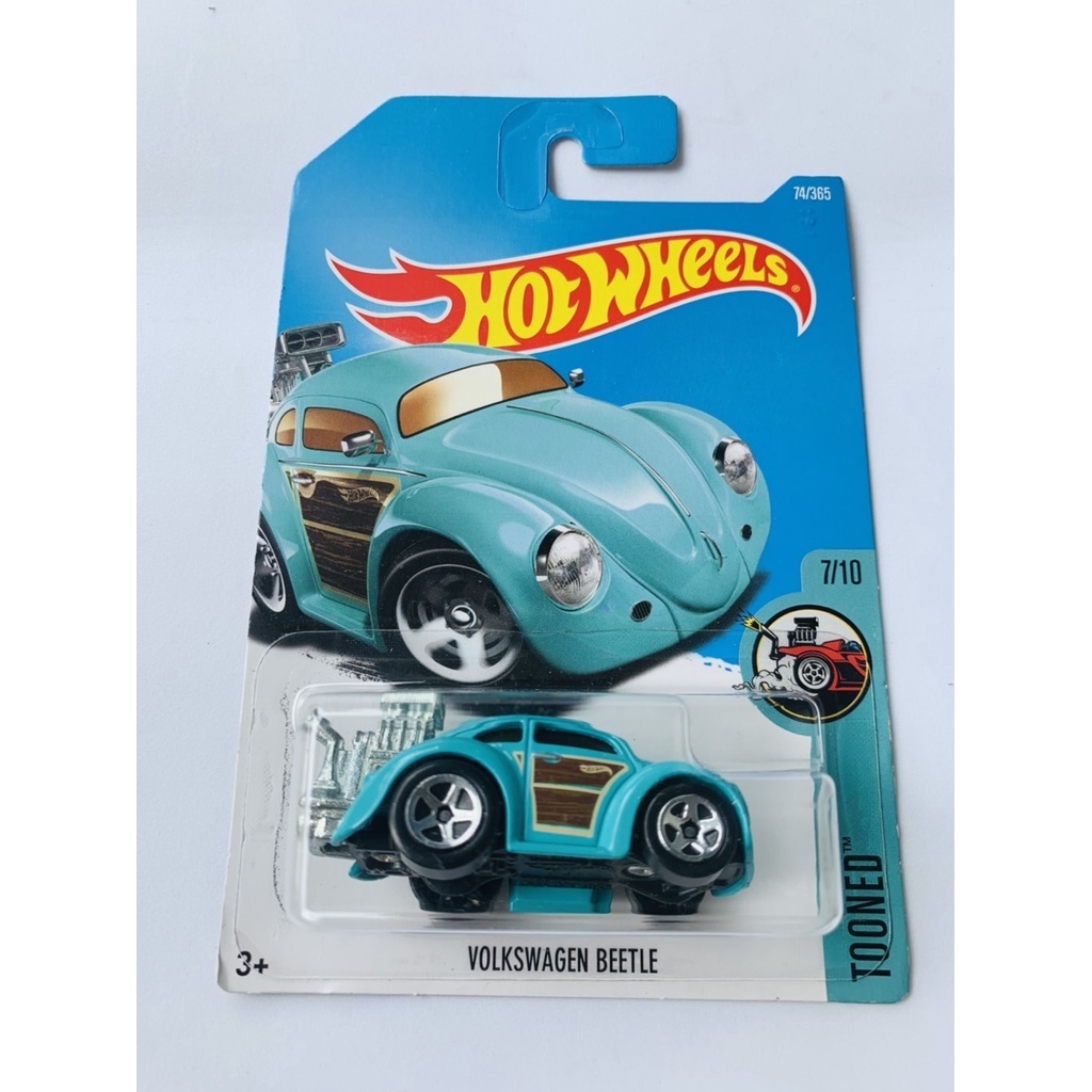 Jual HOTWHEELS HOT WHEELS VOLKSWAGEN BEETLE BIRU HIJAU TOSCA TOONED ...
