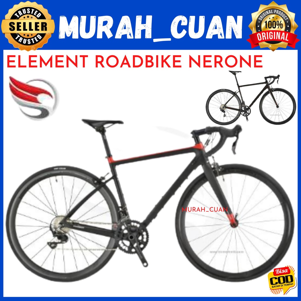 Jual Sepeda Element Roadbike Nerone Carbon | Shopee Indonesia