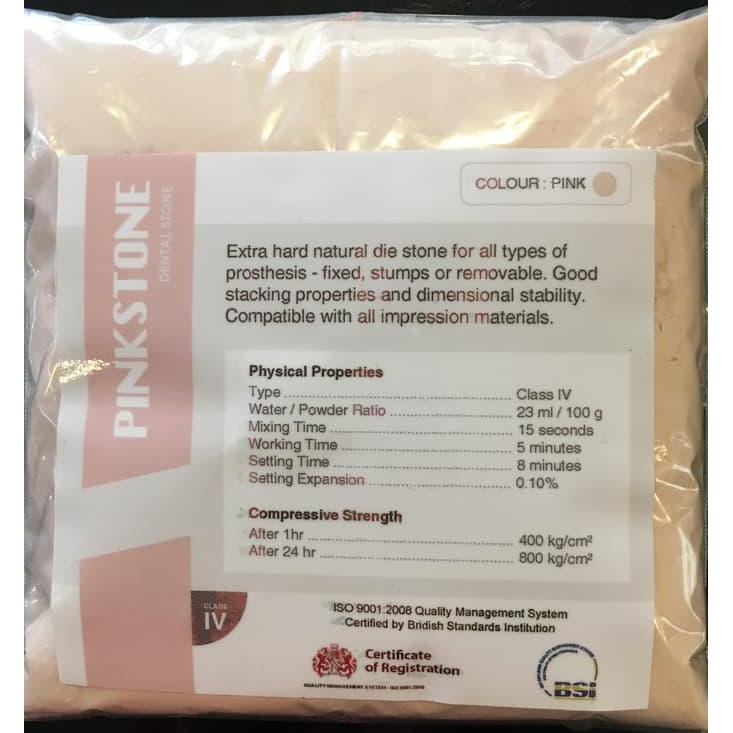 Jual DENTAL STONE ( GIPS PINK TYPE 4 ) | Shopee Indonesia