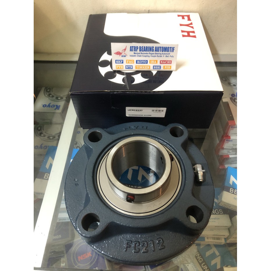 Jual FLANGE BEARING / FLANGE HOUSING UNIT UCFC 212 AS 60 MM FYH JAPAN | Shopee Indonesia
