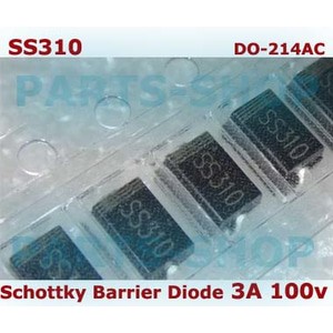 Jual SMD Dioda SS310 3A 100V Dioda Schottky Barrier 3 A 100 V DO-214AC ...