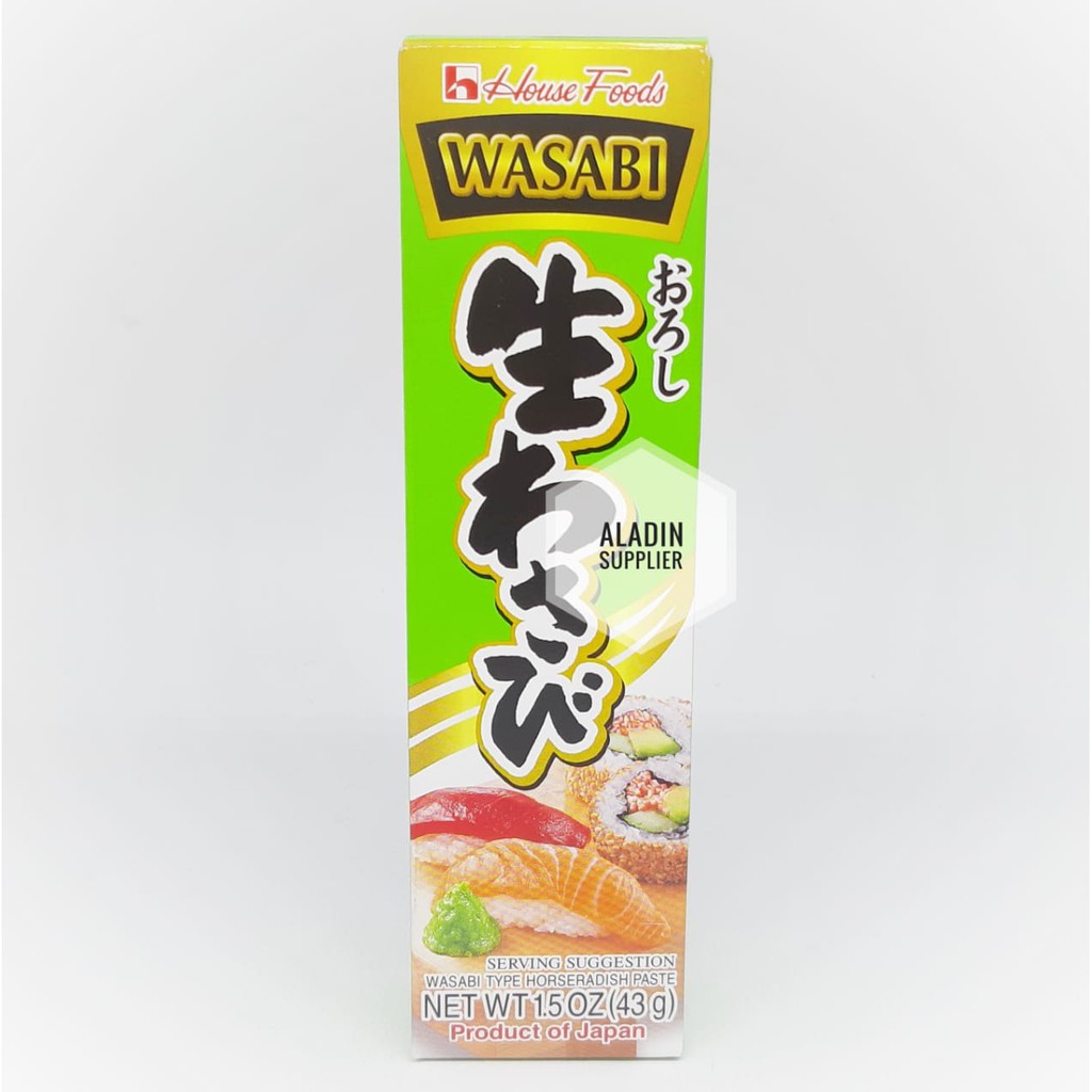 Jual House Neri Wasabi 43gr | Pasta Wasabi | Wasabi House Foods ...