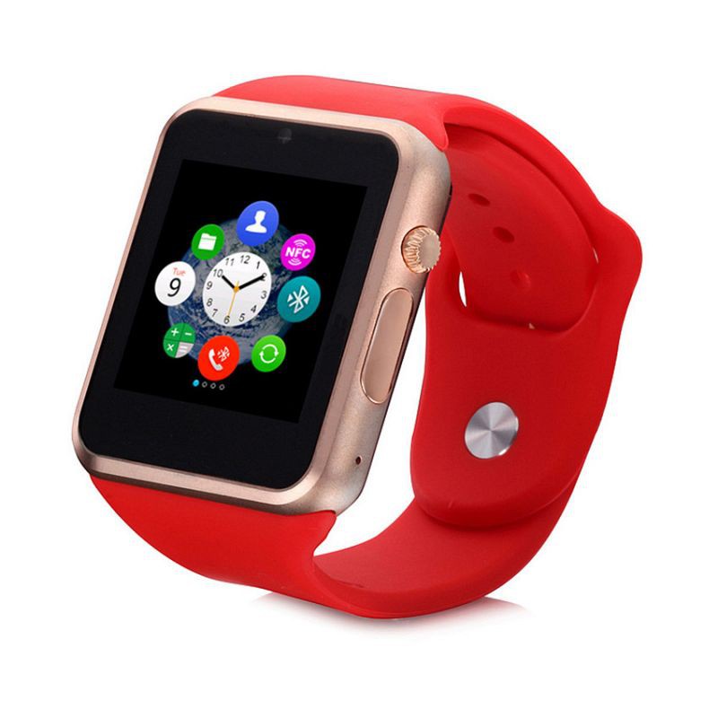 Jual Jam Tangan Smartwatch Jam Android Smartwatch A1 Merah | Shopee ...