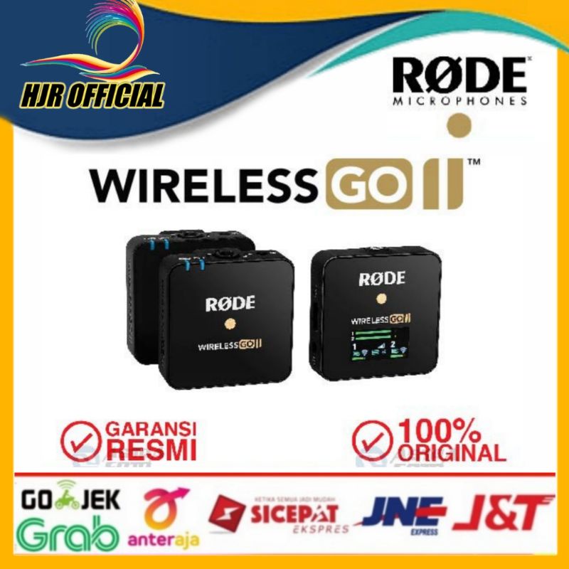 Jual Rode wireless go 2 - Mic rode wireless go II 2 channel wireless microphone system garansi ...